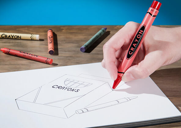 ACME Retractable Crayon Pen | Giftagram