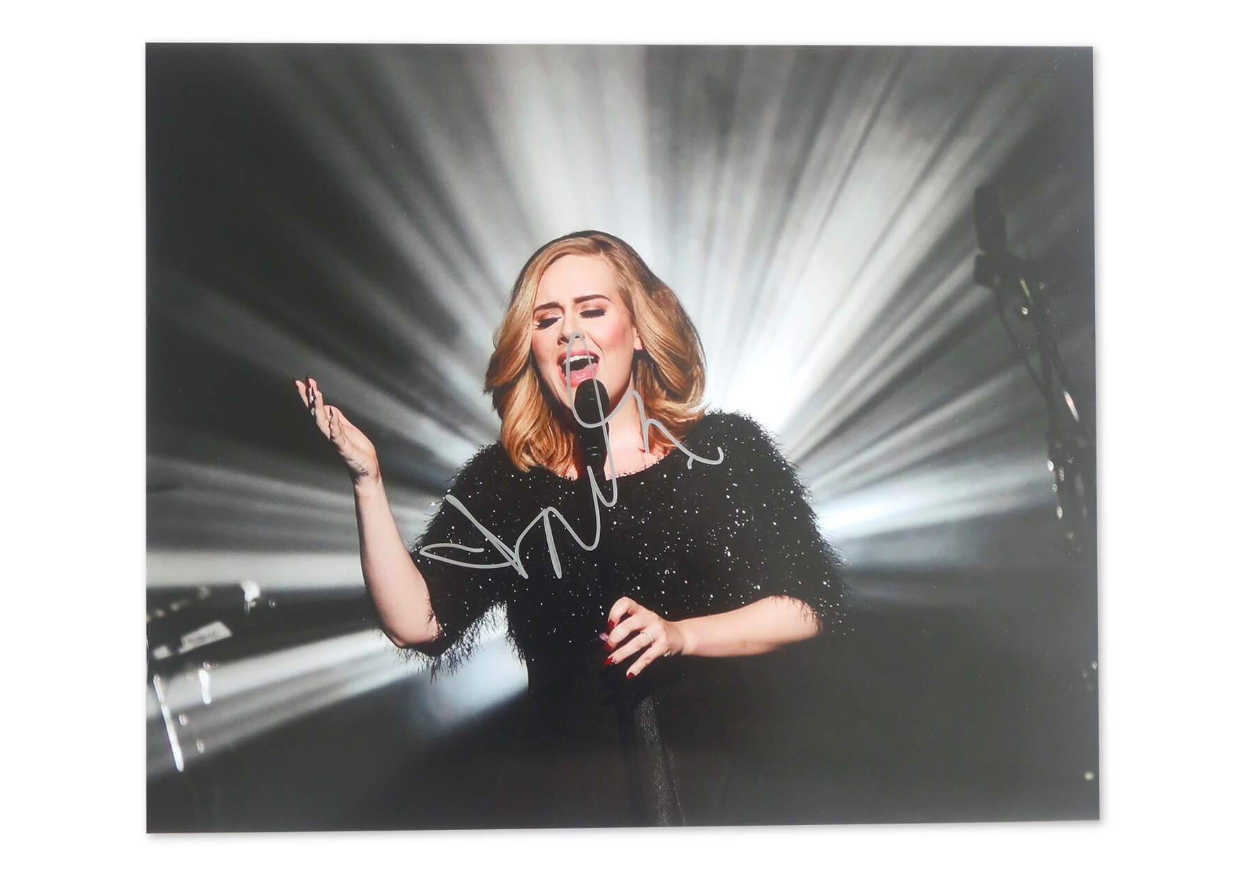 Adele Signed Concert Photo | Giftagram